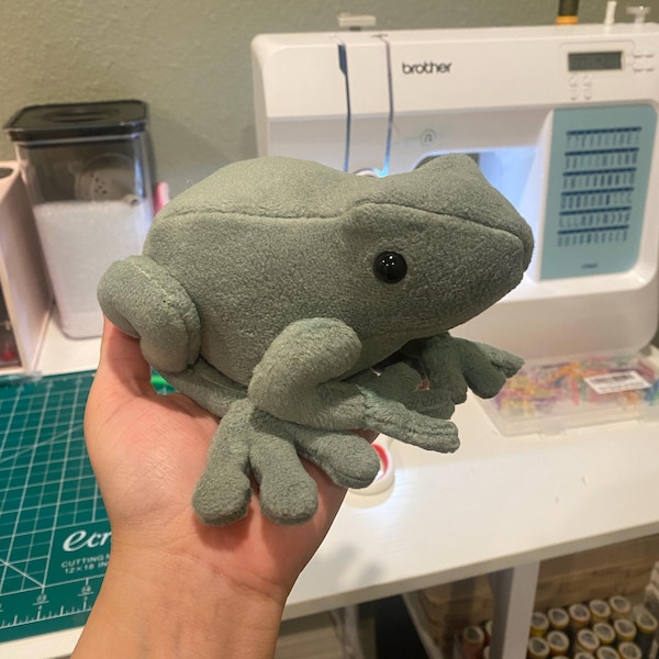 Frog Sewing Pattern - PDF Digital Download - Plush Sewing DIY Project ...