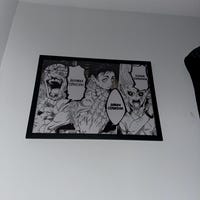 28x19 Inch Jujutsu Kaisen Manga Poster | Custom Manga Panel Drawing ...