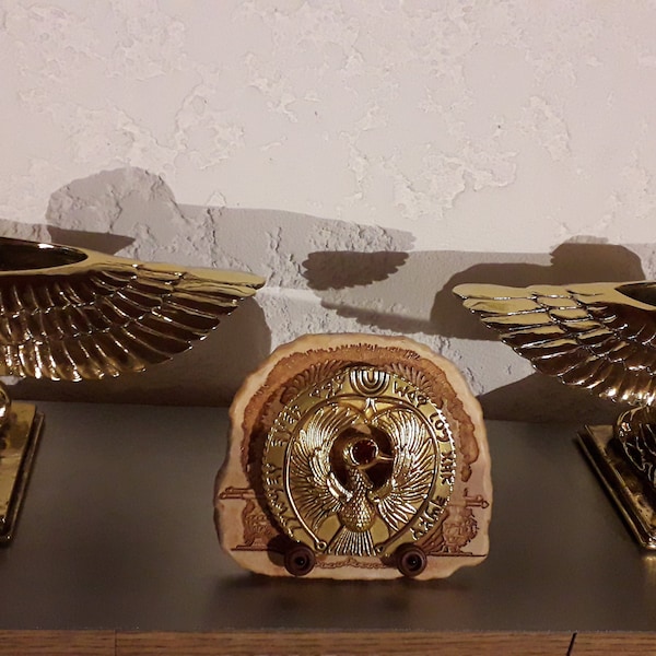 Indiana Jones Ark of the Covenant Cherubim ARK CHERUB ANGEL Gold Ark of ...