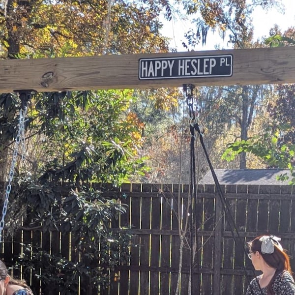Personalized 4x18 Inch Street Sign, Stamped Aluminum Novelty Decor, All ...