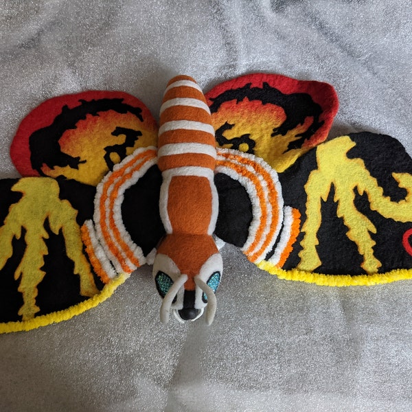 Moth, Realistic Felted Moth, Ischyja Paraplesius, Gift for Naturalist ...