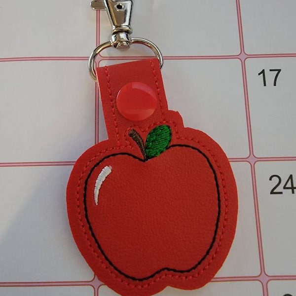 Apple Keychain, Apple Key Chain, Keychain for Teachers, Gift for ...