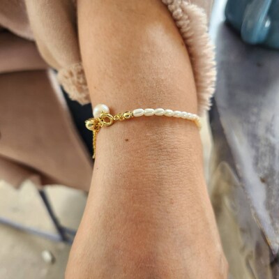 Real Freshwater Pearl Drop Earrings, Minimalist Pearl Dangle Earrings, Real Pearl Earrings ...