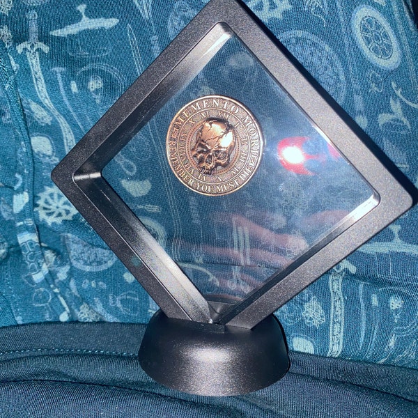 Momento Mori Coin - Memento Vivere Portable Pocket Stoic Coin ...