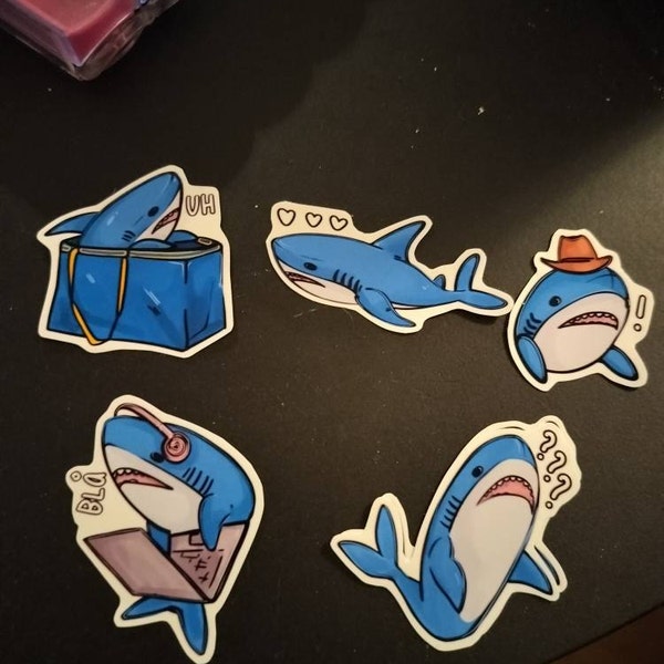 BLAHAJ STICKER SET - Ikea Shark - Blahaj - Sticker Set - Etsy