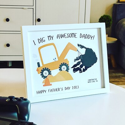 Father's Day Handprint Craft, Bee Handprint Craft, Handprint Art for ...