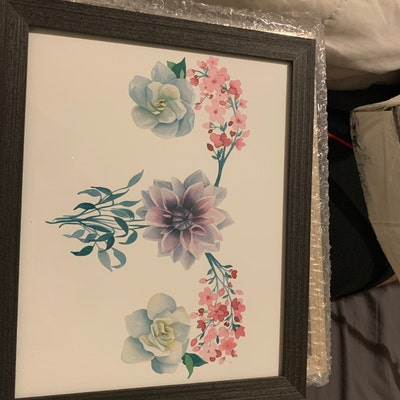 Bird and Wildflowers Printable Poster / Naturecore Watercolor - Etsy