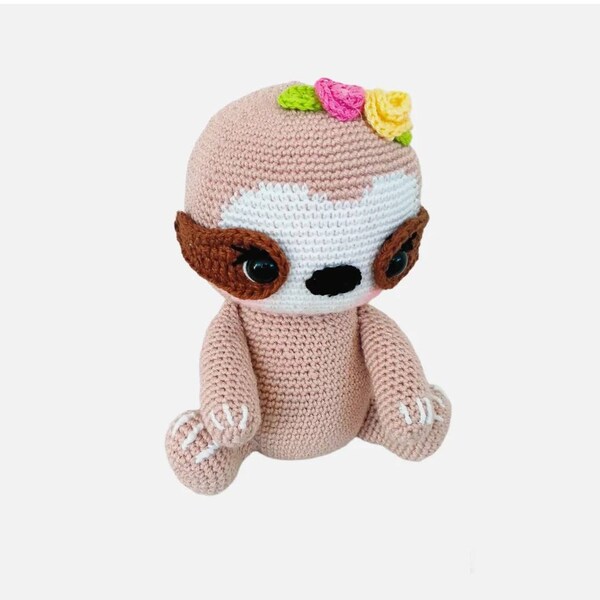 E-book Crochet Pattern Amigurumi Sloth Juliet PDF - Etsy