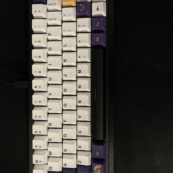 GMK Minimal Black and White Keycaps | Cherry Profile Keycaps Set | PBT ...