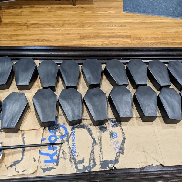 Coffin Boxes - Six (6) DIY Coffin Kits With Lids - Halloween Treat ...