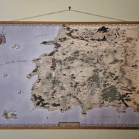 Eorzea Full Color Map From Final Fantasy XIV Online. DIGITAL DOWNLOAD - Etsy Canada