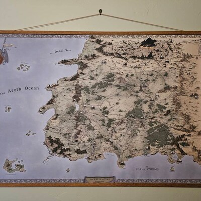 NÚMENOR Map From Tolkien's Works. Middle Earth. the Rings of Power - Etsy