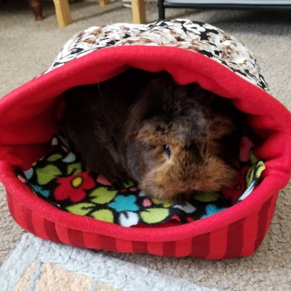 Guinea Pig Cozy Cave Bed Hidey Pigloo Bright Fun Colors Ready to Ship ...