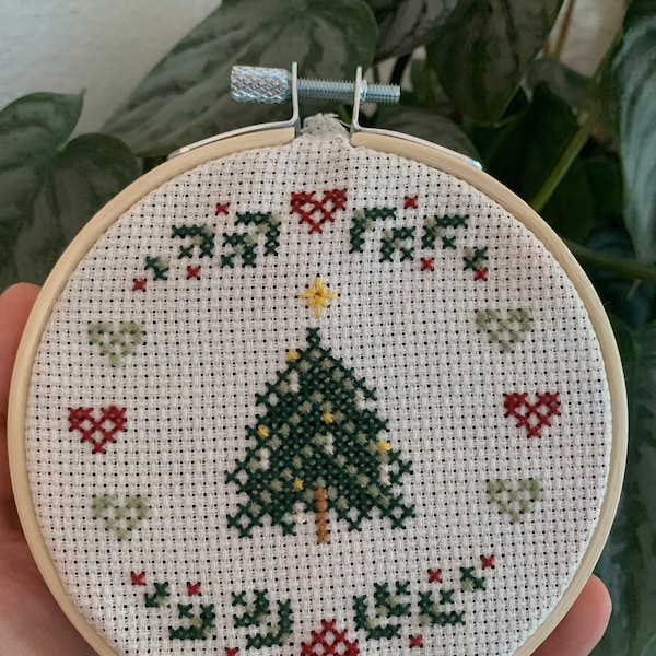 Christmas Cross Stitch Patterns, Small Christmas Ornaments, Bundle of ...