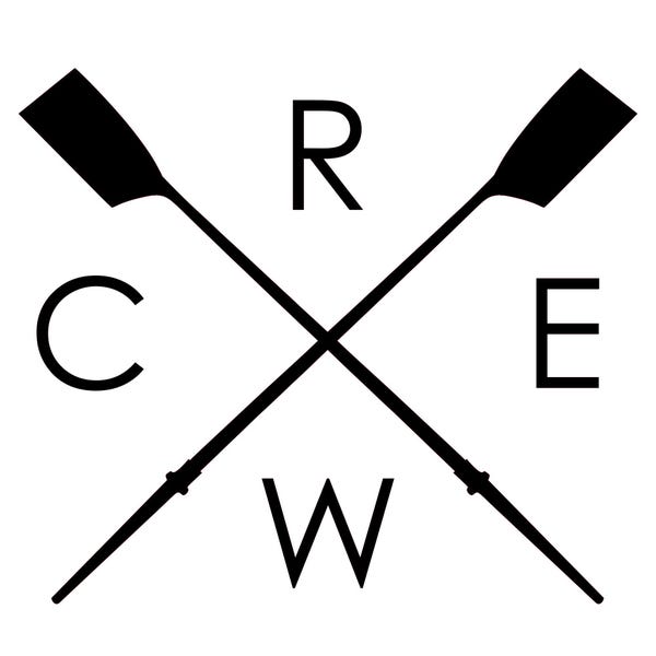 Rowing Crew Crossed Oar Digital Download SVG PNG JPEG for Cricuit ...