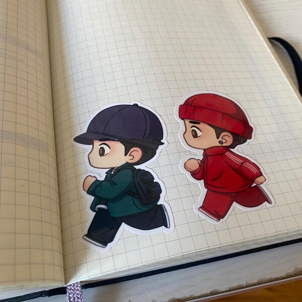 SEMANTIC ERROR Running Chibi Stickers - Etsy