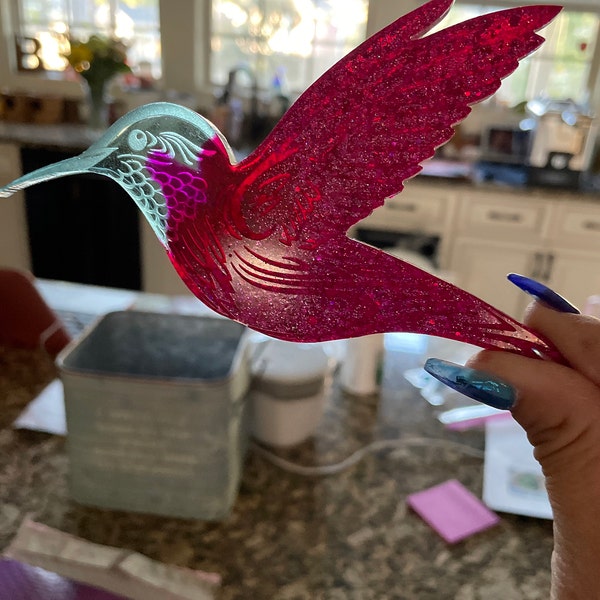 Hummingbird Mold Large and Baby - Etsy