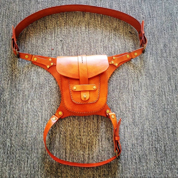 Bag Pattern - Leather DIY - Pdf Download - Hip Bag - Video Tutorial ...