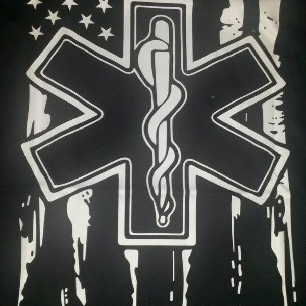 Personalized EMS EMT - "stars and Stripes" With Custom Name or Dept - Etsy