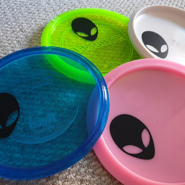Alien Head Vinyl Decal Sticker - Etsy