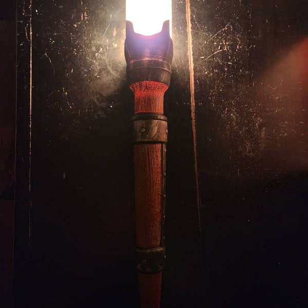 LARP LED Torch With Simulated Flame – Modular, USB Powered, 3D Printed ...