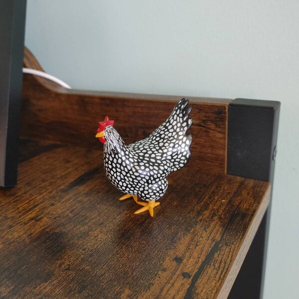 Silver Laced Wyandotte Hen Figure or Ornament - Hand Painted Chicken - Etsy
