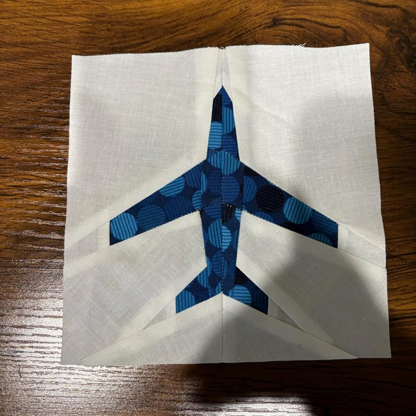 Airplane Paper Pieced Quilt Pattern in PDF - Etsy