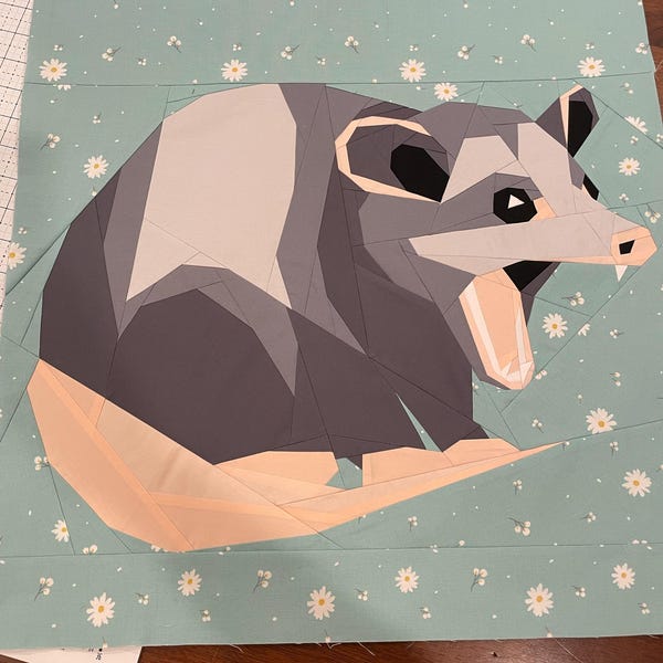Screaming Possum | FPP Quilt Pattern | Instant PDF Download ...