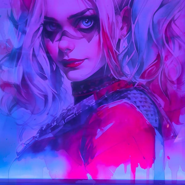Illustration Cybergirl Netrunner Portrait Art Print Anime - Etsy