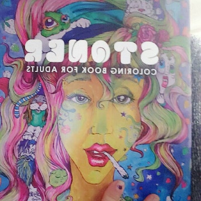 Stoner Coloring Book for Adults, Weed Stuff, Adult Coloring Book ...