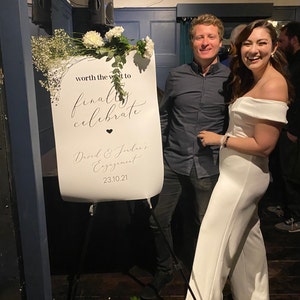 Paperless Wedding Program QR Code Wedding Sign Scannable | Etsy