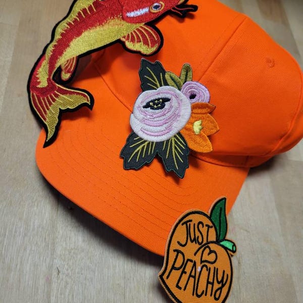 Red Limited Edition Iron on Ready Patch Embroidered Filler Patch Hat ...