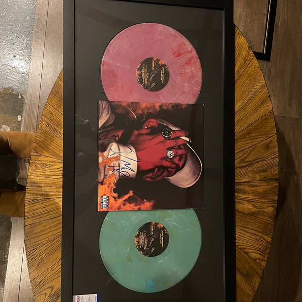 Picture Framing Mat NOT A FRAME #20Z for Two LP Records and Album Cover ...