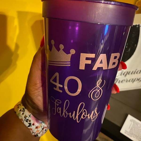 Personalized Plastic Cups With Custom Artwork, Bachelorette Party Cups ...