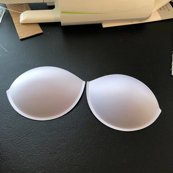 Push up Molded Bra Cups, Almond Shaped With Seam, Inserts or Sewn in ...