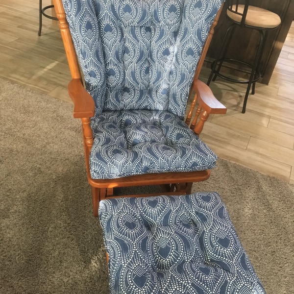 Wingback Rocker/ 4 Post Rocker/glider Cushions/rocker Cushions/ Rocking ...