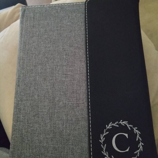 Custom Pocket Notebook With Pen, Refillable Personalized Leather ...