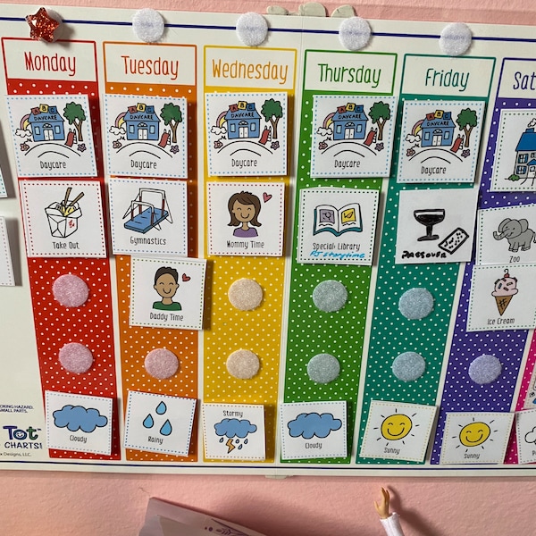 Weekly Visual Calendar (includes 264 Cards) - Etsy