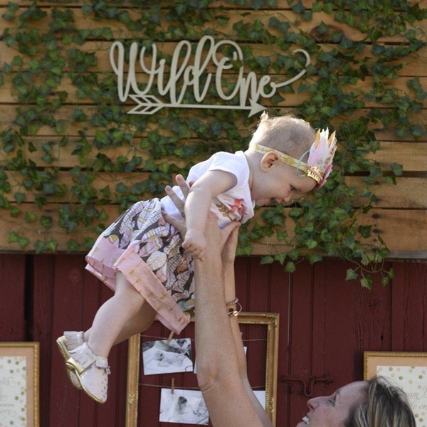 Wild One Arrow Wood Sign - Wood Sign Art, Wooden Sign, Laser Cut Wood ...