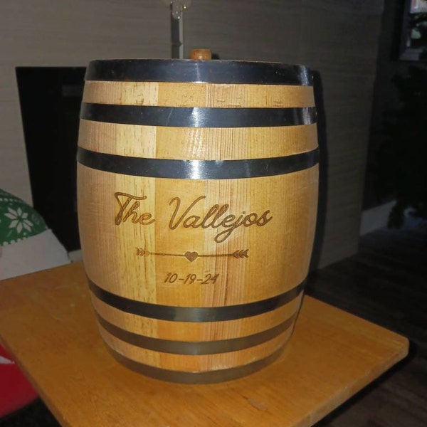 10 Liter Barrel for Wedding Centerpieces and Cards, Event Decor ...