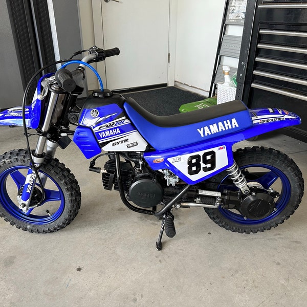 YAMAHA PW50 Graphics Full Kit 1985 - 2023 Pink Blue, Mini# Plates ...
