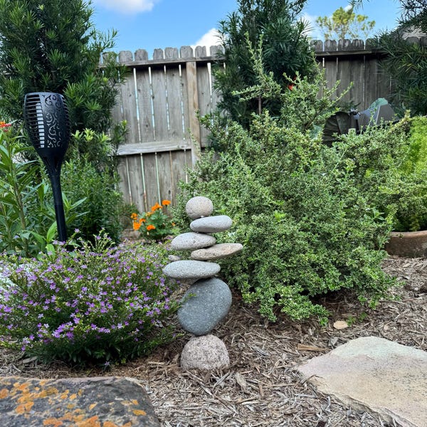 8 Stone Cairn Garden Statue | Stonestatue | Outdoors Decorer ...