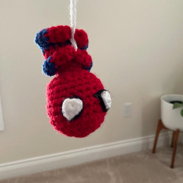 Crochet Spiderman Car Hanger Digital Pattern - Etsy