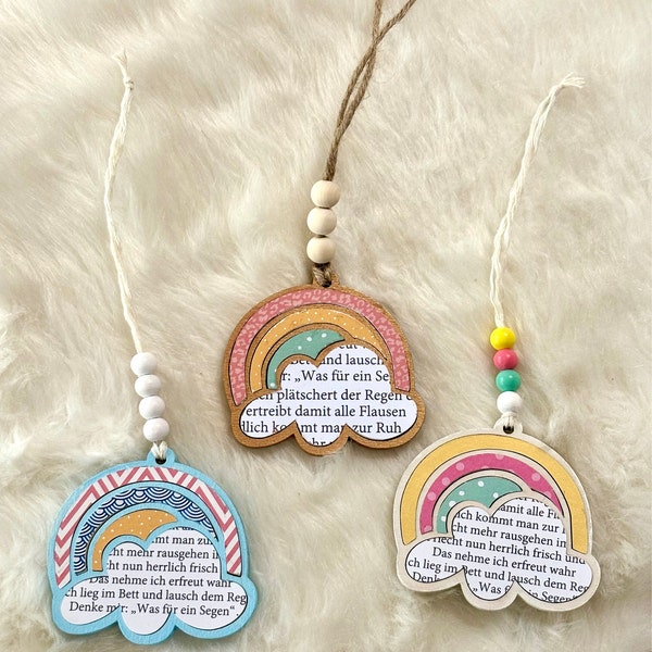 Instant Digital Download - Rainbow Themed Bag Tag/keychain Svg File ...