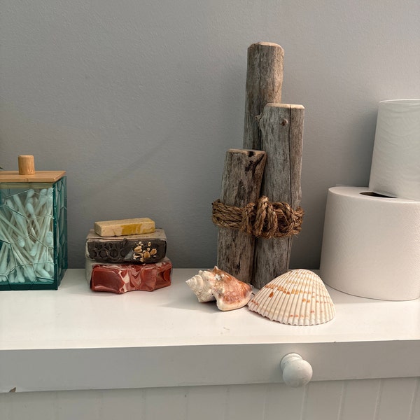 Small 10" Driftwood Piling Nautical Table Decor,coastal/lake Theme Wood ...