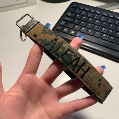 Military Keychain, Personalized Military Gift, ROTC, JROTC, Monogram ...