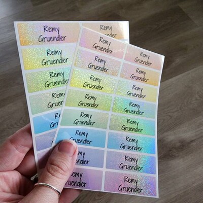 Baby Name Labels Personalize Kid Sticker, Waterproof Name Label Daycare ...