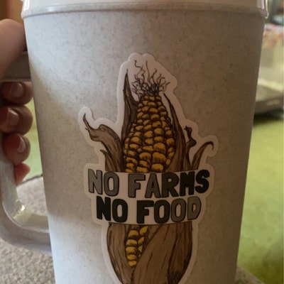 No Farms No Food Color, Sticker, Decal, Bumper Sticker - Etsy