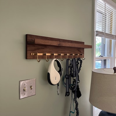 Hardwood Coat Rack Walnut Maple Cherry Farm Modern Customizable - Etsy