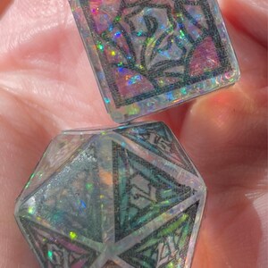 Stained Glass Paper Dice Set Digital Download - Etsy
